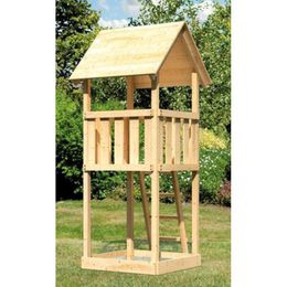 Konifera Spielturm &raquo;Rosie A&laquo; BxTxH: 107x107x291 cm beige Holzwerkstoff Einheitsgr&ouml;&szlig;e