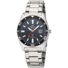 MASTER TIME Herren MASTER TIME Funkuhr &raquo;Super Power Sporty&laquo; Armbanduhr, Quarzuhr, Herrenuhr, Datum, Leuchtzeiger silber Einheitsgr&ouml;&szlig;e