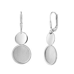 Firetti Damen Paar Ohrh&auml;nger &raquo;Schmuck Geschenk Silber 925 Ohrschmuck Ohrringe Kreise&laquo; silber Silber 925 (Sterlingsilber)