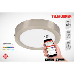 Telefunken Smarte LED-Leuchte &raquo;VIRGO&laquo; silber Einheitsgr&ouml;&szlig;e