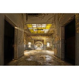 papermoon Fototapete &raquo;Photo-Art PAUL BOOMSMA, LABYRINTH-SCHULE&laquo; bunt Vlies B/L: 2,5m x 1,86m, Bahnen: 5 Stk.
