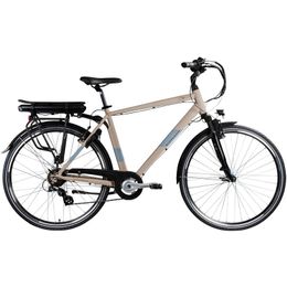 Z&uuml;ndapp Z&uuml;ndapp Unisex &raquo;Z807&laquo; 7 Gang Shimano Altus Schaltwerk Kettenschaltung Heckmotor 250 W Pedelec, Elektrofahrrad f&uuml;r Damen und Herren beige 50cm, 28 Zoll