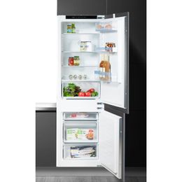 Bosch Einbauk&uuml;hlgefrierkombination Serie 4 &raquo;KIV86VSE0&laquo; 177,2 cm hoch 54,1 cm breit Low Frost: geringere Eisbildung & schnelleres Abtauen silber Low 