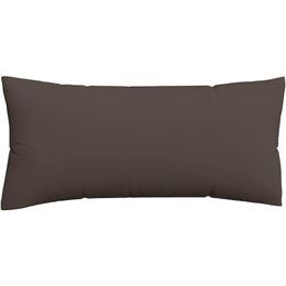 Schlafgut Kissenbezug &raquo;Premium Kissenbezug Woven Satin (1 St)&laquo; Ton-in-Ton Rei&szlig;verschluss, Fadendichte von 300tc, Uni, OEKO Tex beige Mako-Satin, Obermaterial: 