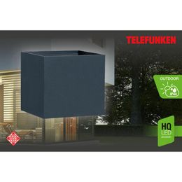 Telefunken LED Au&szlig;en-Wandleuchte &raquo;MURCIA&laquo; schwarz Einheitsgr&ouml;&szlig;e