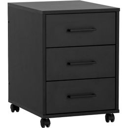 Schildmeyer Rollcontainer &raquo;Ruby, Rollcontainer, Made in Germany, B: 40 cm&laquo; Solide Verarbeitung - Dieses Produkt ist in Deutschland gefertigt schwarz Holzwerkstoff