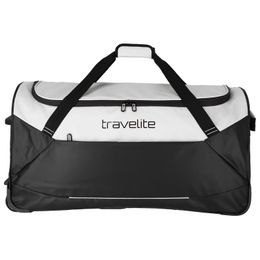 Travelite Herren Travelite Reisetasche &raquo;BASICS L, verschiedene Ausf&uuml;hrungen und Farben&laquo; Freizeittasche Sporttasche wasserabweisend Kantenschutz wei&szlig; B
