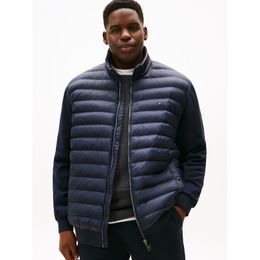 Tommy Hilfiger Big & Tall Tommy Hilfiger Big & Tall Herren Sweatjacke &raquo;BT-MIX MEDIA STAND CLLR-B&laquo; mit gesteppten Vorderteil, normale Passform, Stehkragen blau 3XL