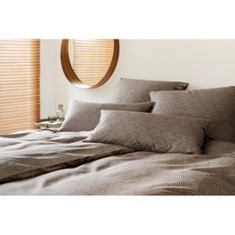 Elegante Bettw&auml;sche &raquo;Maison Arcs&laquo; 2 Stk. angenehmes Hautgef&uuml;hl Mako-Satin, Obermaterial: 100% Baumwolle B/L: 135cm x 200cm, 1 Stk., 1 Stk., Mako-Satin, B/L: 