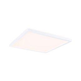 Paulmann LED Panel &raquo;Atria Shine 3000K IP44 eckig&laquo; LED-Modul 1 Stk. Warmwei&szlig; Backlight wei&szlig; 1, H: 3cm, 1 Stk.