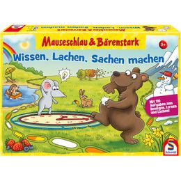Schmidt Spiele Spiel &raquo;Mauseschlau & B&auml;renstark, Wissen, Lachen, Sachen Machen&laquo; Made in Europe bunt Einheitsgr&ouml;&szlig;e Spiel