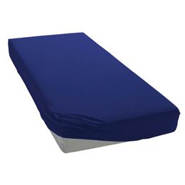 bellana Spannbettlaken &raquo;bellana Aqua mit Elasthan, 160 g/m&sup2;&laquo; Spannbetttuch f&uuml;r Matratzen bis 35cm H&ouml;he, b&uuml;gelfrei, faltenfrei blau Jersey-Elasthan, 