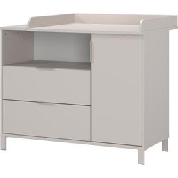 Germania Wickelkommode &raquo;GW-Alkmaar&laquo; bis 59 kg Wickelaufsatz wieder spurlos abnehmbar 115 cm braun Holzwerkstoff B/H/T: 115cm x 100cm x 77cm