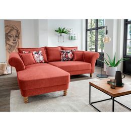 Home Affaire Ecksofa &raquo;Tassilo Mega Polsterecke mit Kaltschaum im Sitz, bequem, L-Form&laquo; hoher Sitzkomfort, Breite 262cm, Komfortsitzh&ouml;he 48cm, zeitlos 