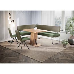 OTTO home Eckbankgruppe &raquo;Gabi Essecke, Sitzgruppe, Eckbankgruppe, K&uuml;chenbankgruppe&laquo; Set, 4tlg, 4 tlg. tlg. Gestell aus matt-schwarzem Flachmetall, 