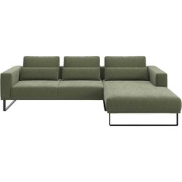 Musterring Ecksofa &raquo;JUSTB! PM100, stilvoller Lounge-Komfort von &laquo; Kollektion Bettina Zimmermann, optionaler Sitzvorzug & Fu&szlig;-Auswahl gr&uuml;n 85% Polyester, 15% 