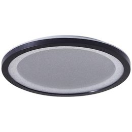 Brilliant LED Deckenleuchte &raquo;Mosako&laquo; 1 Stk. Warmwei&szlig; LED Panel, Glitzereffekt, D 25 cm, 2300 lm, 3000 K, schwarz/wei&szlig; schwarz &Oslash; 25cm H: 2cm, 1 Stk.