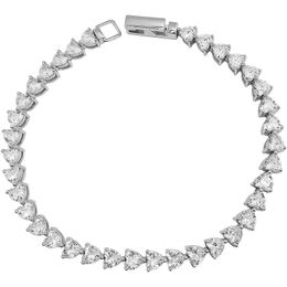 Firetti Damen Armband &raquo;Schmuck Geschenk Silber 925 Armschmuck Armkette Tennisarmband&laquo; mit Zirkonia (synth.) silber 18,5cm, Silber 925 (Sterlingsilber)