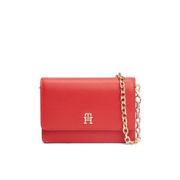 Tommy Hilfiger Damen Kartenetui &raquo;TH ICON CARD HOLDER W/CHAIN&laquo;, Damen Geldbeutel, Portemonnaie, Minibag mit TH-Logoemblem Einheitsgr&ouml;&szlig;e