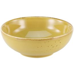 Creatable M&uuml;slischale &raquo;NATURE COLLECTION&laquo; 6 Stk. aus Steinzeug Salatschale, Snackschale, &Oslash; 16,5 cm gelb Steinzeug &Oslash; 16,5cm