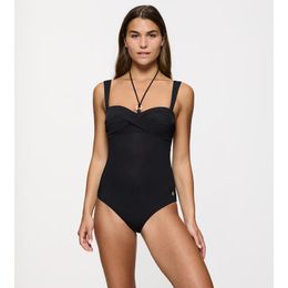 Triumph Damen Badeanzug &raquo;Summer Twist&laquo; softes Material, Zierring, schnelltrocknende Cups schwarz 38, Cup C