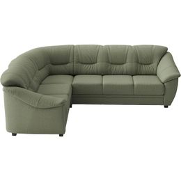 Sit & More sit&more Ecksofa &raquo;Savona&laquo; mit Federkern, optional mit Schlaffunktion B/H/T: 262cm x 90cm x 212cm, Flachgewebe LINO, langer Schenkel rechts,mit 