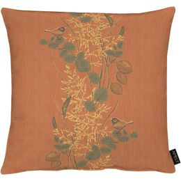 Apelt Dekokissen &raquo;5250&laquo; Kissenh&uuml;lle mit F&uuml;llung, 1 St&uuml;ck gr&uuml;n Polyester B/L: 48cm x 48cm, 1 Stk.
