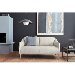 W.Schillig 2-Sitzer &raquo;sally Designsofa, Loungesofa, bequem, schmale Armlehnen, Breite 154cm&laquo; mit Metall-Winkelf&uuml;&szlig;en in Chrom gl&auml;nzend, Breite 154 cm 