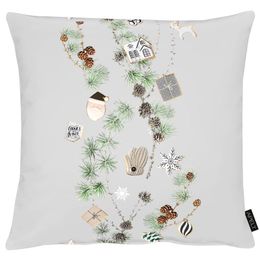 Apelt Dekokissen &raquo;3711&laquo; gr&uuml;n Baumwolle, Polyester B/L: 49cm x 49cm, 1 Stk.