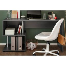 VOGL M&ouml;belfabrik Schreibtisch &raquo;Essy&laquo; mit offenen Elementen grau B/H/T: 60cm x 73cm x 60cm
