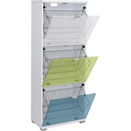 Germania Schuhschrank &raquo;Colorado&laquo; Korpus wei&szlig; B/H/T: 53cm x 132cm x 30cm