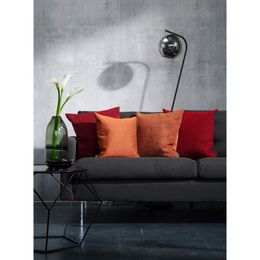 Apelt Dekokissen &raquo;Ava&laquo; Kissenh&uuml;lle ohne F&uuml;llung, 1 St&uuml;ck rot Polyester B/L: 46cm x 46cm, 1 Stk.