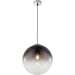 Globo LIGHTING H&auml;ngeleuchte &raquo;VARUS&laquo; E27 1 Stk. H&auml;ngeleuchte f&uuml;r Esszimmer Chrom modern 1, &Oslash; 30cm H: 120cm, 1 Stk.