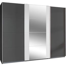 wimex Schwebet&uuml;renschrank &raquo;Bern Schiebet&uuml;renschrank&laquo; Schrank mit zus&auml;tzlicher Innenausstattung, Garderobe wei&szlig; Holzwerkstoff B/H/T: 360cm x 236cm x 64cm, 