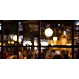 Livingwalls living walls Fototapete &raquo;Walls by Patel Big City Night 2&laquo; glatt Vlies, Wand, Schr&auml;ge gelb Vlies B/L: 5m x 2,5m