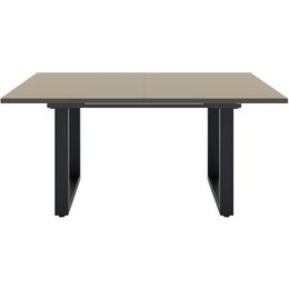 set one by Musterring Esstisch &raquo;Reno&laquo; 1 Stk. tlg. Mit Vierkantfu&szlig;, w&auml;hlbaren Gestellen und Plattenfarben beige B/H/T: 160cm x 75cm x 90cm, 
