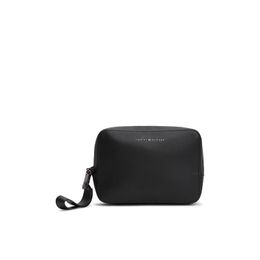 Tommy Hilfiger Herren Kulturbeutel &raquo;TH FOUNDATION WASHBAG&laquo;, Unisex Kosmetikbeutel, Minibag mit Handschlaufe schwarz B/H/T: 21,5cm x 15,5cm x 7cm