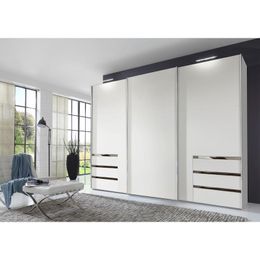 wimex Schwebet&uuml;renschrank &raquo;Level by fresh to go&laquo; wei&szlig; B/H/T: 300cm x 216cm x 65cm, Schubladen: 6 Stk. T&uuml;ren: 3 Stk.