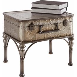 Home Affaire Couchtisch &raquo;Use me&laquo; aus Metall grau B/H/T: 42cm x 34cm x 32cm