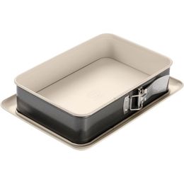 Springform &raquo;Back-Trend&laquo; rechteckig grau Stahlblech B/H/L: 18cm x 7cm x 28cm