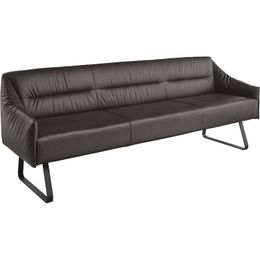 Musterring Essbank &raquo;JustB! SP500&laquo; 1 Stk. tlg. Metallkufe schwarz, verschiedene Farben, Breite 220 oder 250 cm braun B/H/T: 232cm x 86cm x 70cm, Longlife Xtra-