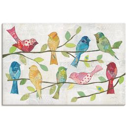 Artland Wandbild &raquo;Catching Up VI&laquo; Vogelbilder 1 Stk. tlg. als Alubild, Leinwandbild, Poster, Wandaufkleber in verschied. Gr&ouml;&szlig;en Leinwand B/H/T: 120cm x 80cm, 