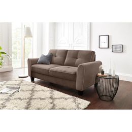 Sit & More sit&more 2,5-Sitzer &raquo;Varese&laquo; inklusive Federkern braun Luxus-Microfaser ALTARA NUBUCK (100% Polyester);Luxus-Microfaser (100% Polyester) B/H/T: 194cm 