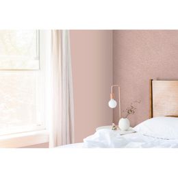 WOW Vliestapete &raquo;LINEN SHIMMER&laquo; uni Design Tapeten beige Vlies B/L: 0,52m x 10m, Rollen: 1