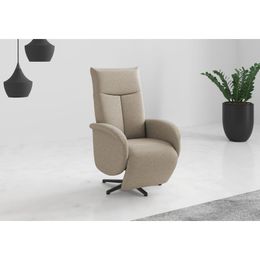 Sit & More sit&more TV-Sessel &raquo;Glendale&laquo; wahlweise mit Aufstehhilfe, 2 Motoren und Akku beige 95% Polyester, 5% Polyamid Flachgewebe LINO,manuellmit Gasdruck,mit