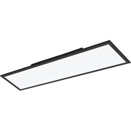 Eglo Deckenleuchte &raquo;SALOBRENA-Z&laquo; LED-Modul 1 Stk. warmwei&szlig; - kaltwei&szlig; Disco-Modus, App/Sprachsteuerung Alexa,120x30x5cm, exkl. Fernbedienung schwarz H