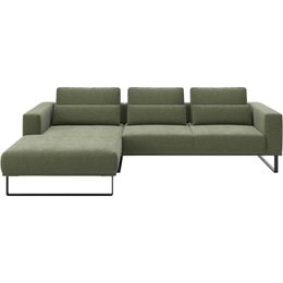 Musterring Ecksofa &raquo;JUSTB! PM100, stilvoller Lounge-Komfort von &laquo; Kollektion Bettina Zimmermann, optionaler Sitzvorzug & Fu&szlig;-Auswahl gr&uuml;n 85% Polyester, 15% 