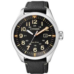 Citizen Damen Solaruhr Armbanduhr, Herrenuhr, Datum schwarz Einheitsgr&ouml;&szlig;e