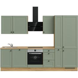Nobilia K&uuml;chenzeile &raquo;"Cascada II", NEU: individuell anpassbar mit gratis Profi-Beratung&laquo; vormontiert, Breite 300 cm, Ausrichtung w&auml;hlbar, wahlw. mit E