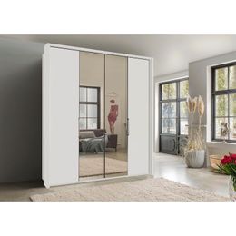 Wiemann Kleiderschrank &raquo;Kansas&laquo; mit Spiegel wei&szlig; B/H/T: 200cm x 217cm x 58cm